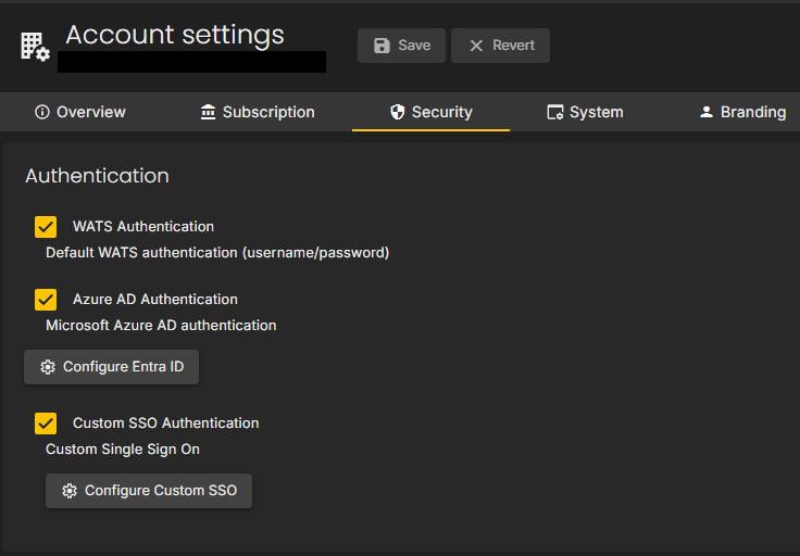 Microsoft Entra ID integration – WATS Support Center