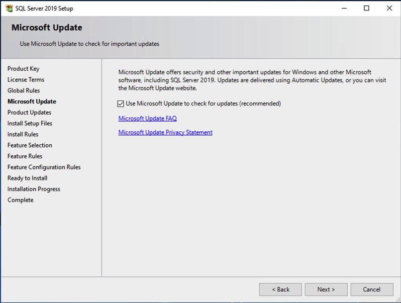 Microsoft SQL Server configuration for WATS – WATS Support Center